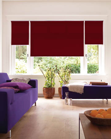 Red Roller Blinds, Red Roller Fabric Blinds - Blinds UK