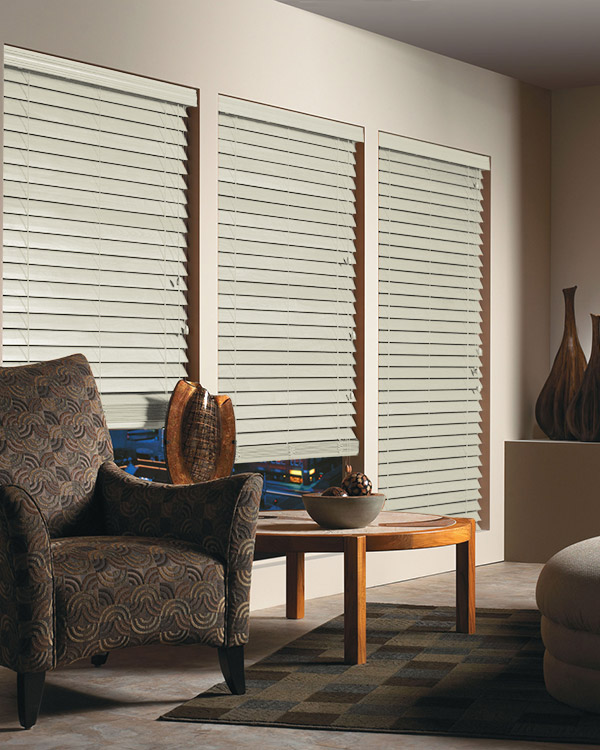 Light Beige Wooden Blinds
